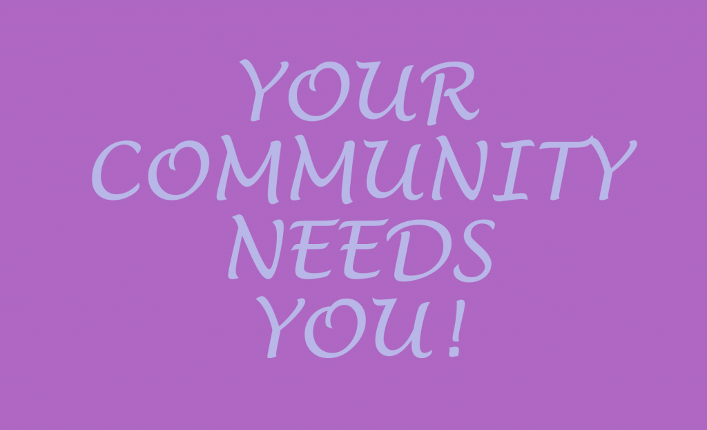 community needs you poster | Longhoughton Community and Sports Centre